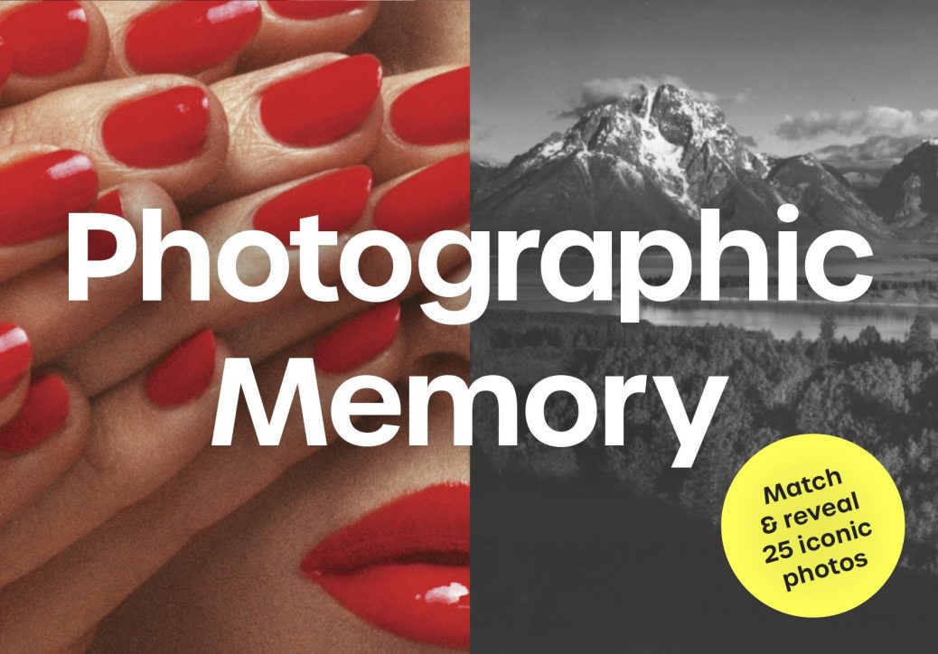 Photographic Memory Game: Match and Reveal 25 Iconic Photos - Exibart ...