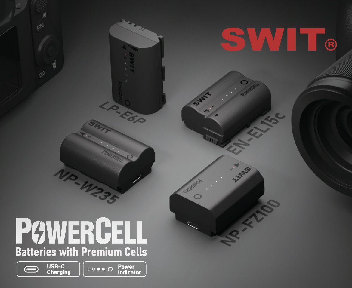 SWIT Introduces PowerCell Batteries with USB-C Charging - Exibart Street