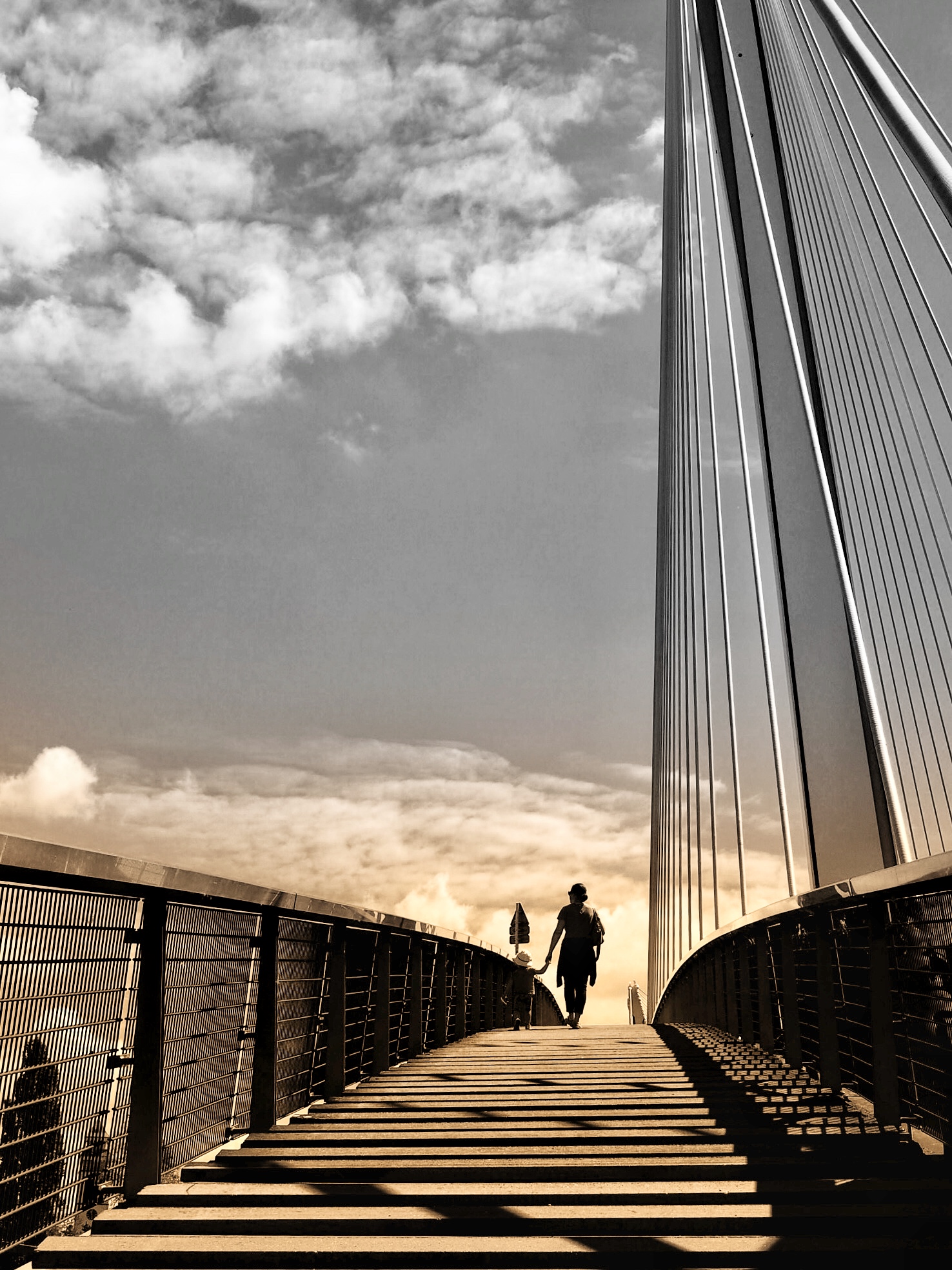 Be the bridge to the next generation... (Passerelle des deux rives ...