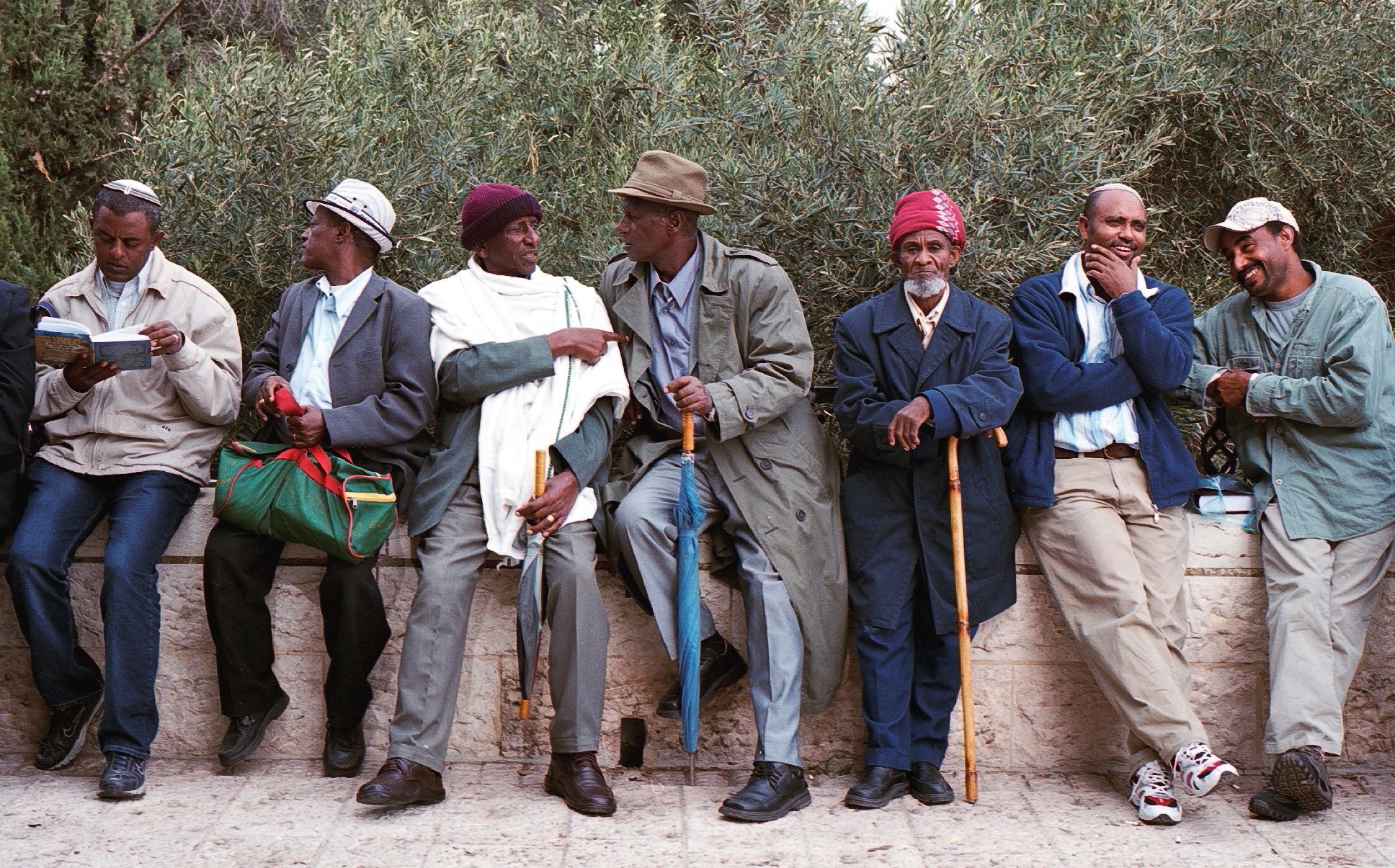 Ethiopian-Israeli Men at Sigd Festival - Exibart Street
