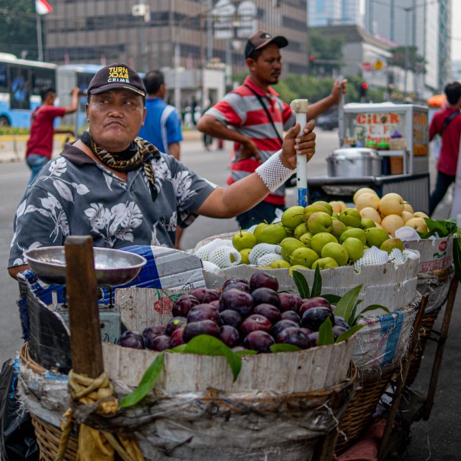 Fruit street vendor - Exibart Street