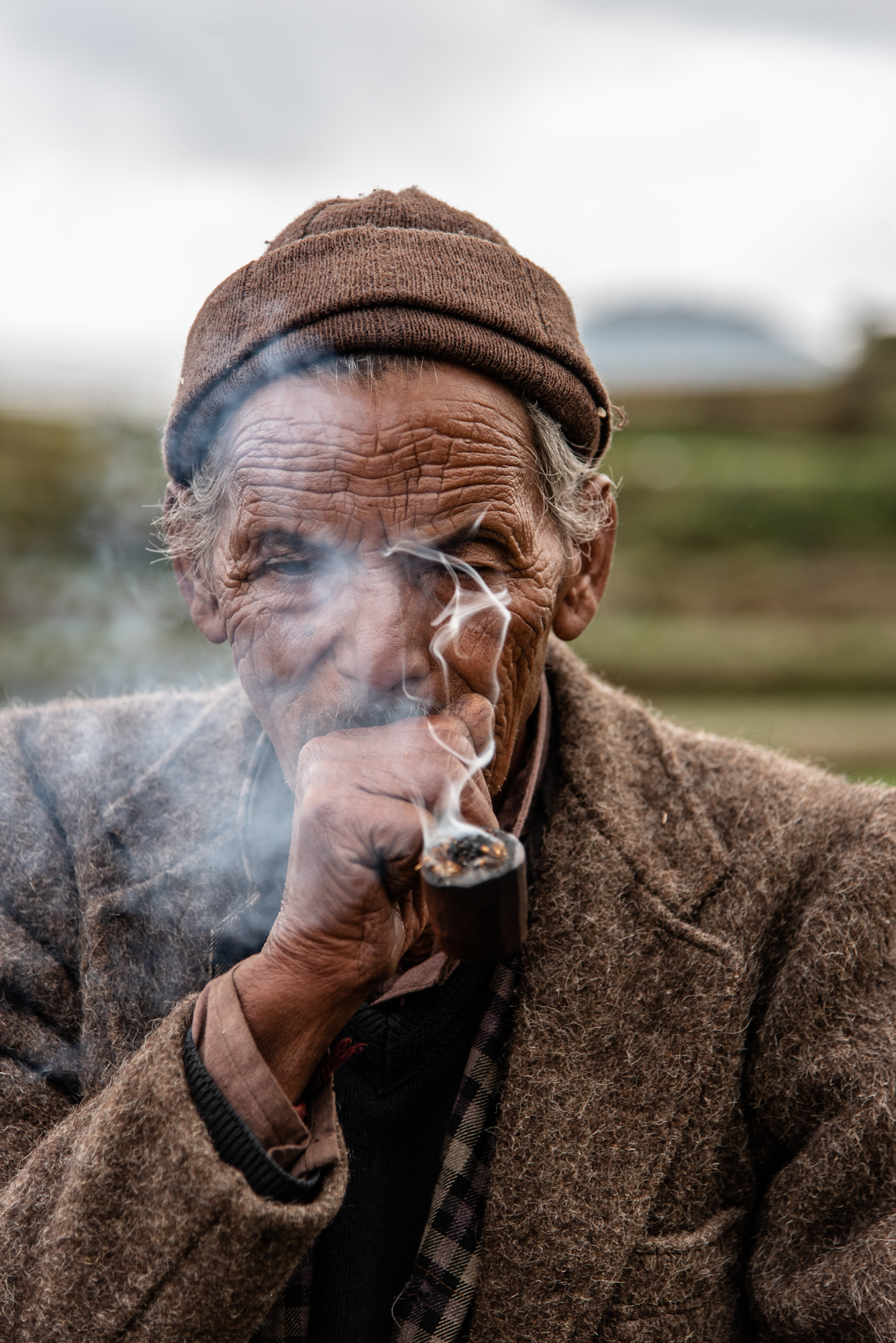 Portrait of Cigar Man - Exibart Street