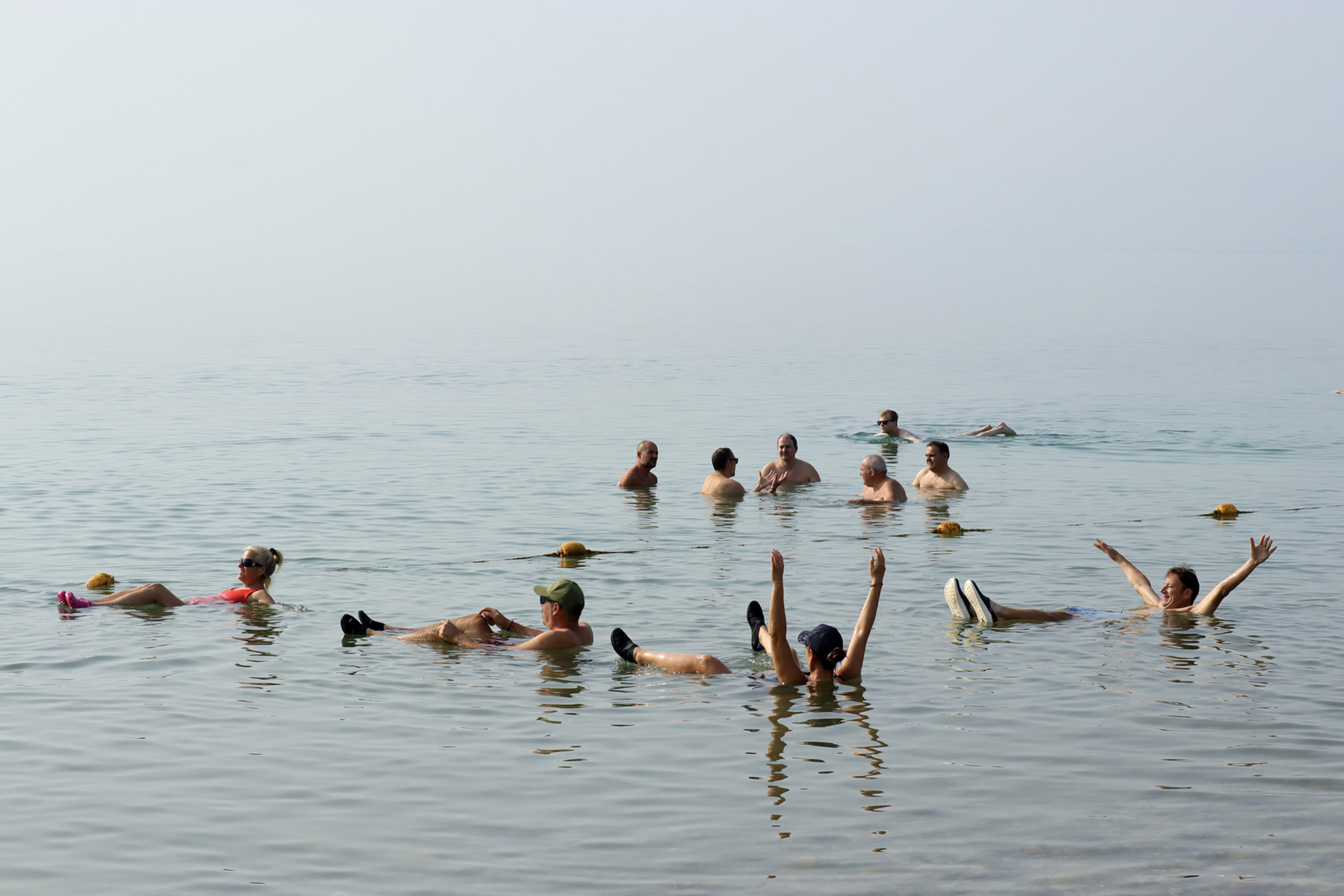 FLOATING IN DEAD SEA - Exibart Street