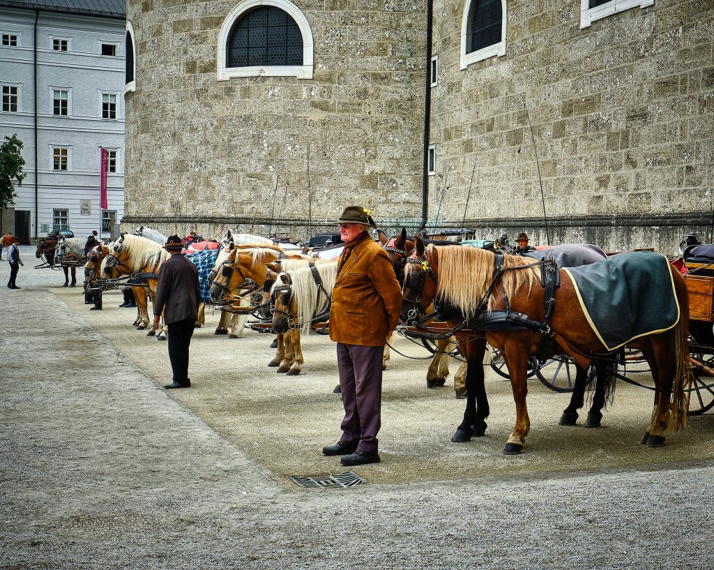 Charioteers Waiting For Customers - Exibart Street